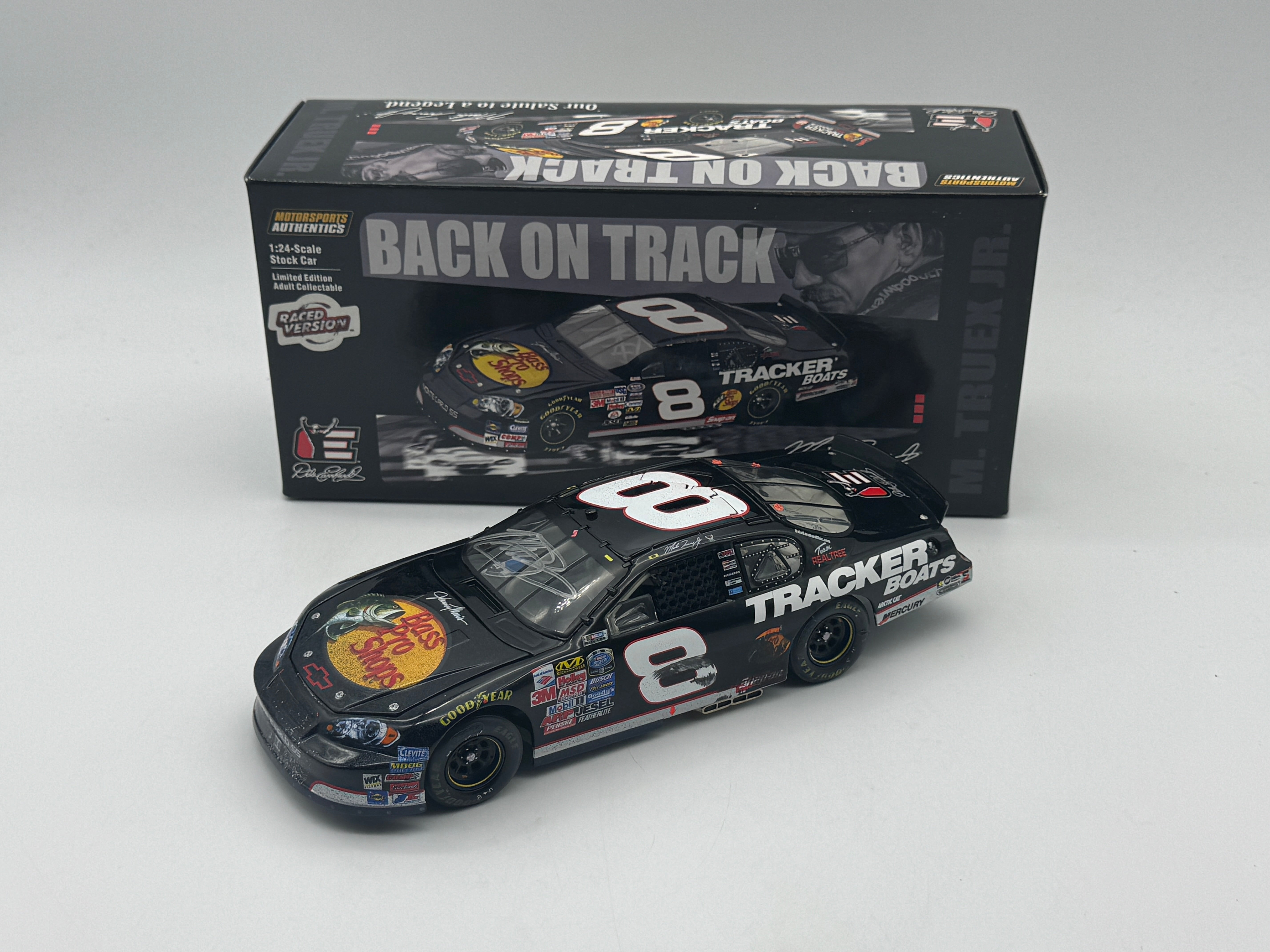Item J156 - Martin Truex Jr. #8 Bass Pro Shops / Talladega Raced Win 2 – CircleBDiecastAuctions