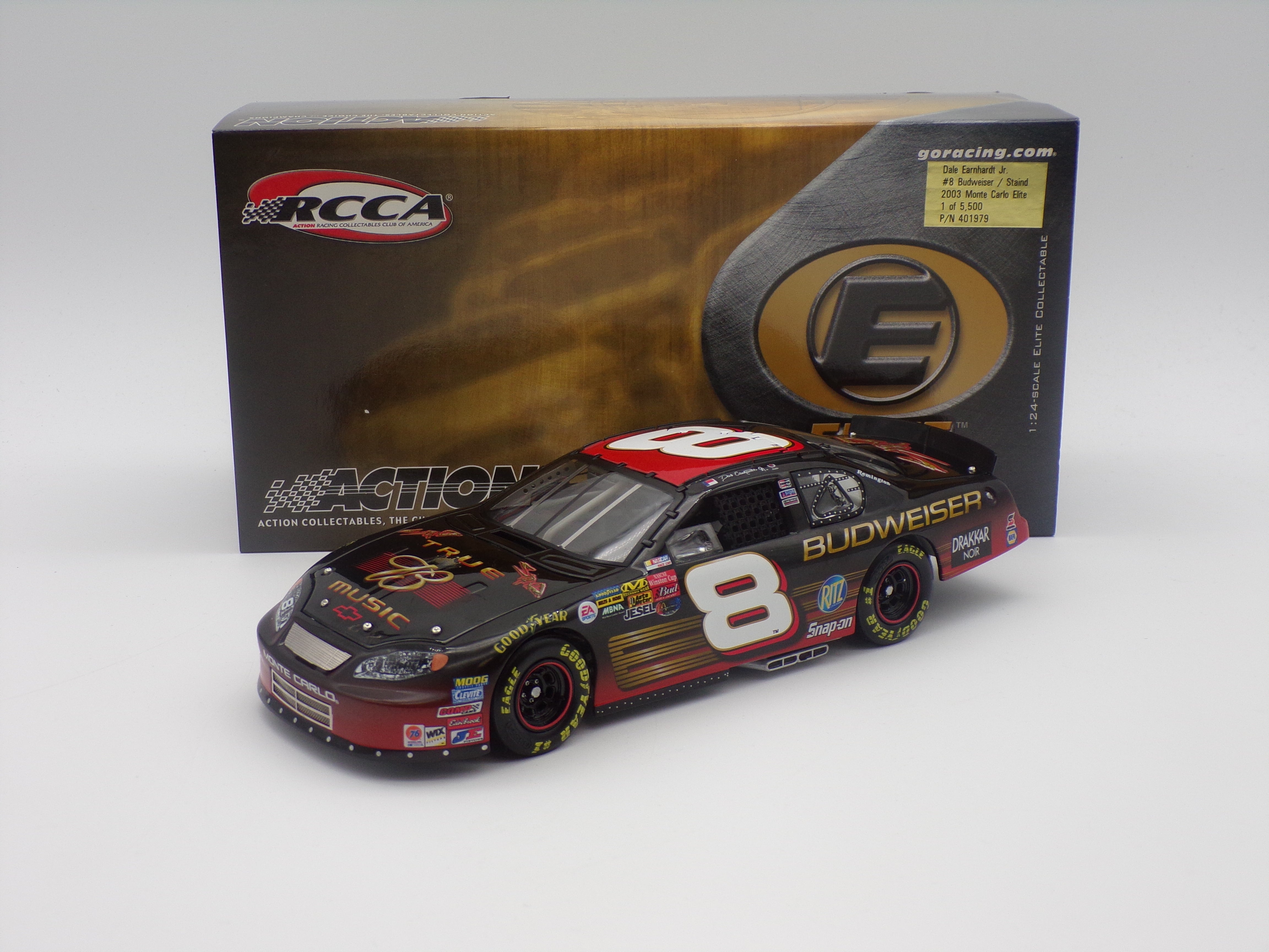 Item E051 - Dale Earnhardt Jr. 2003 Budweiser / Staind 1/24 RCCA Elite ...