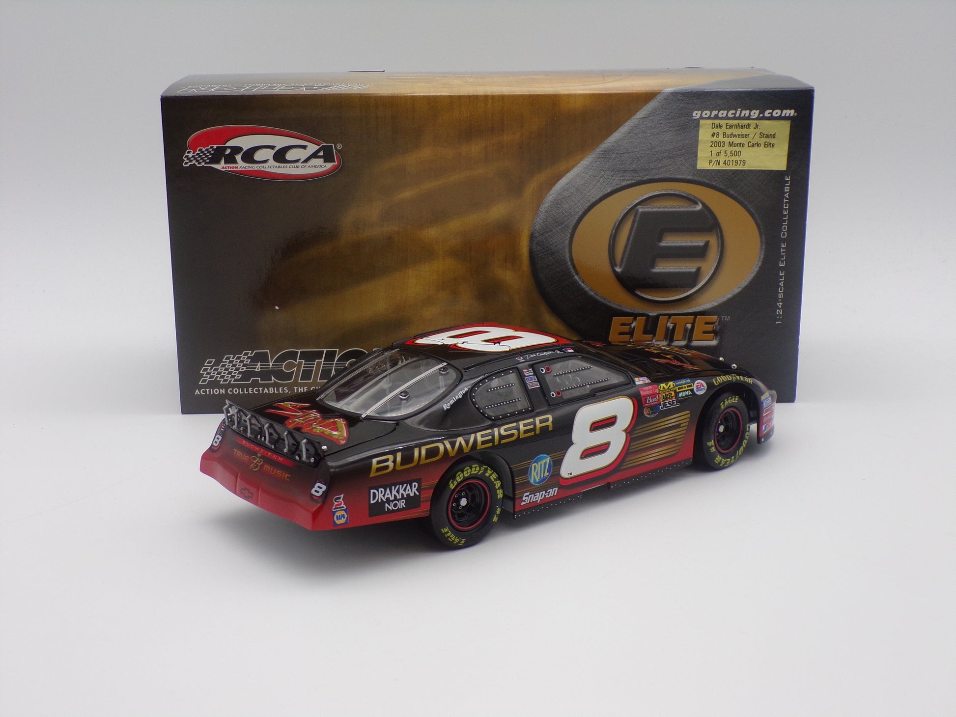 Item E051 - Dale Earnhardt Jr. 2003 Budweiser / Staind 1/24 RCCA Elite ...