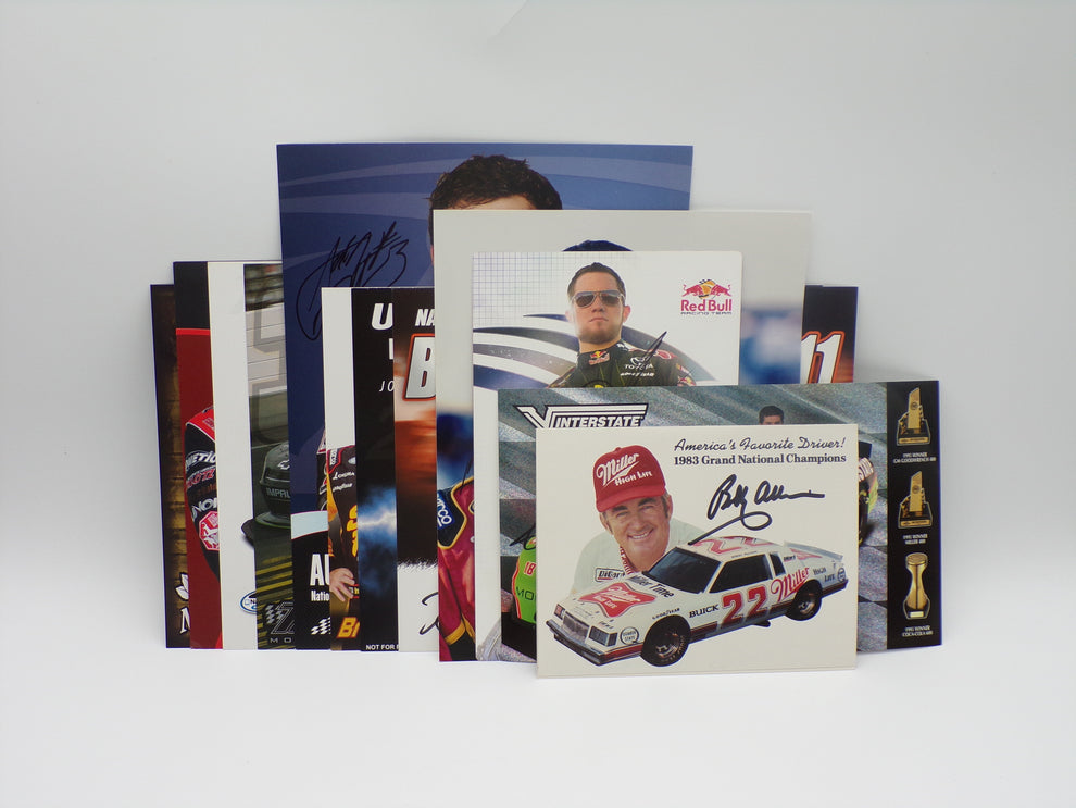 A - Item F215 - Autographed Nascar Hero Cards Lot of 12 ...
