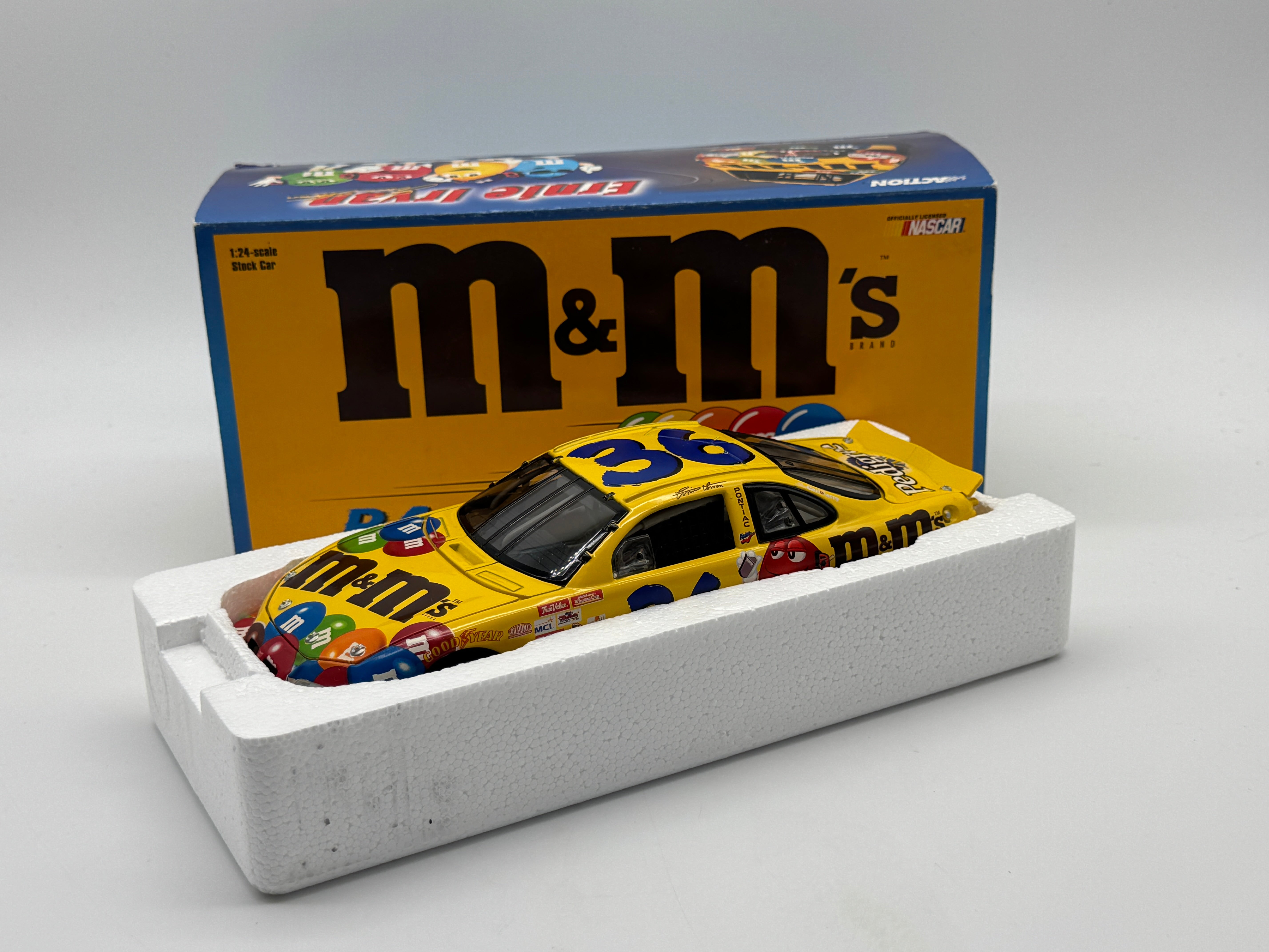 Item G308 - Ernie Irvan #36 M & M 1999 Pontiac **Box Dmg ...