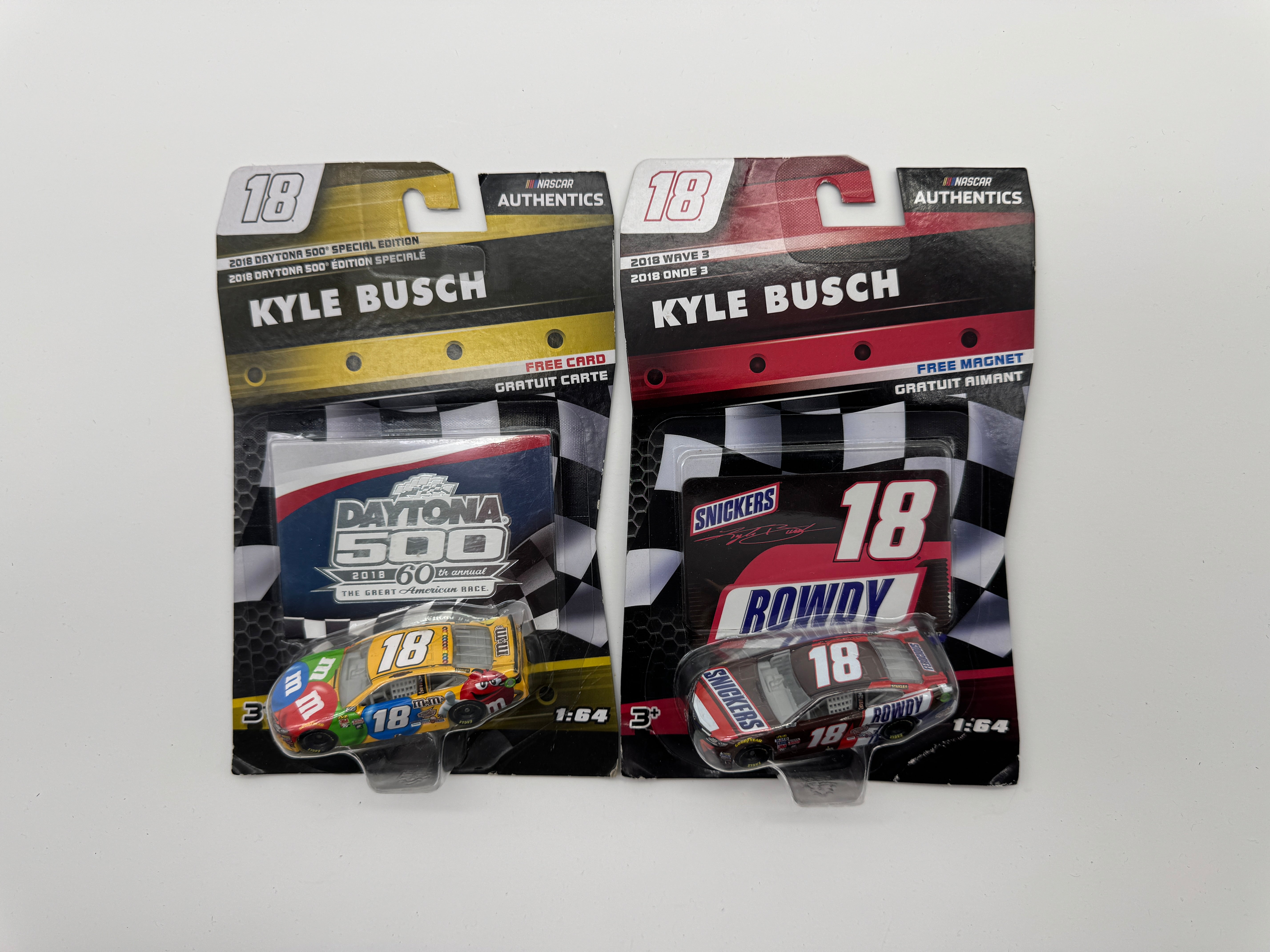 Item K690 - Kyle Busch Snickers Rowdy/M&Ms Daytona 500 Special Edition ...