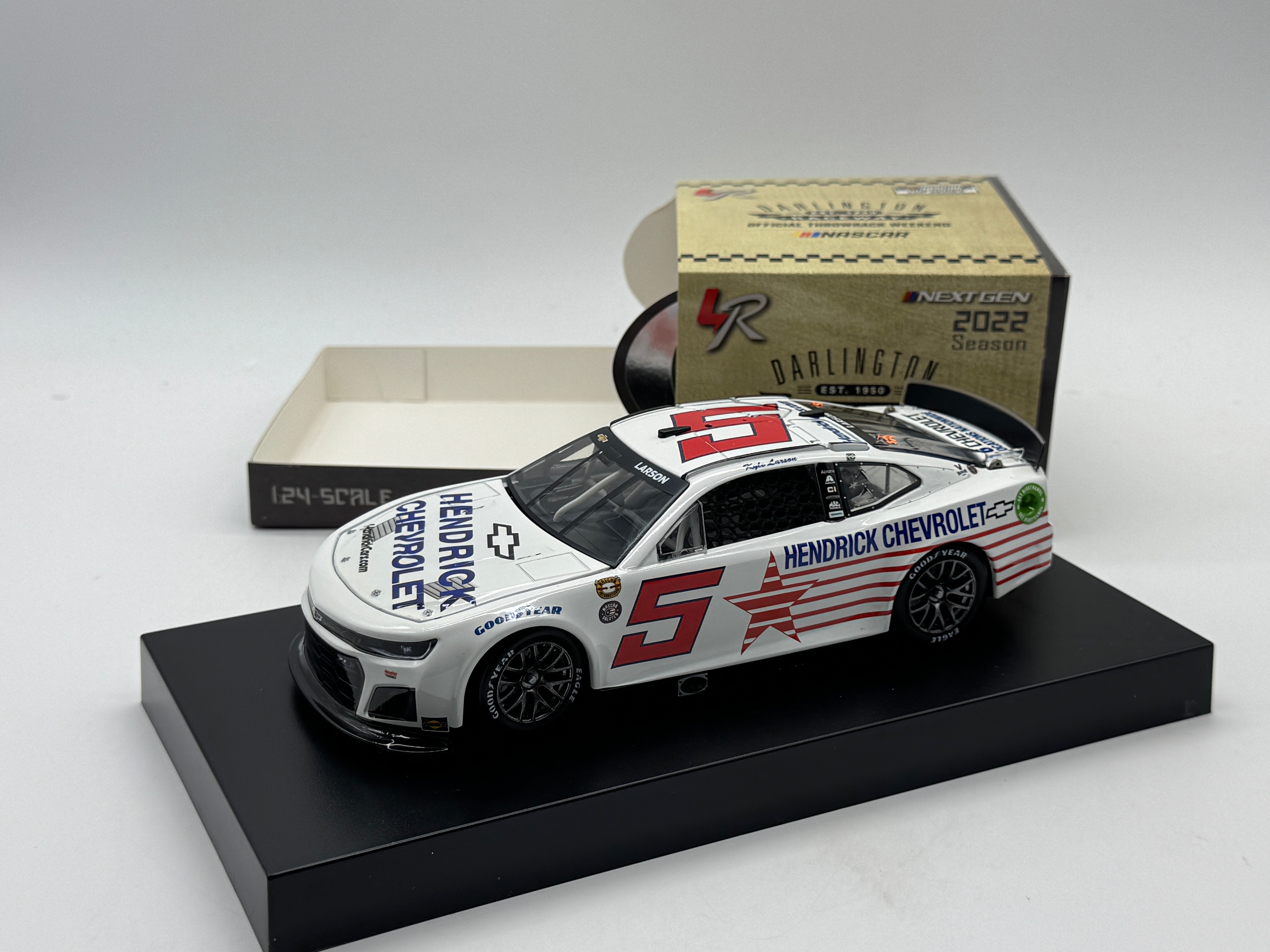 Item L473 - KYLE LARSON #5 Hendrickcars.com Throwback 2022 Camaro ZL1 ...