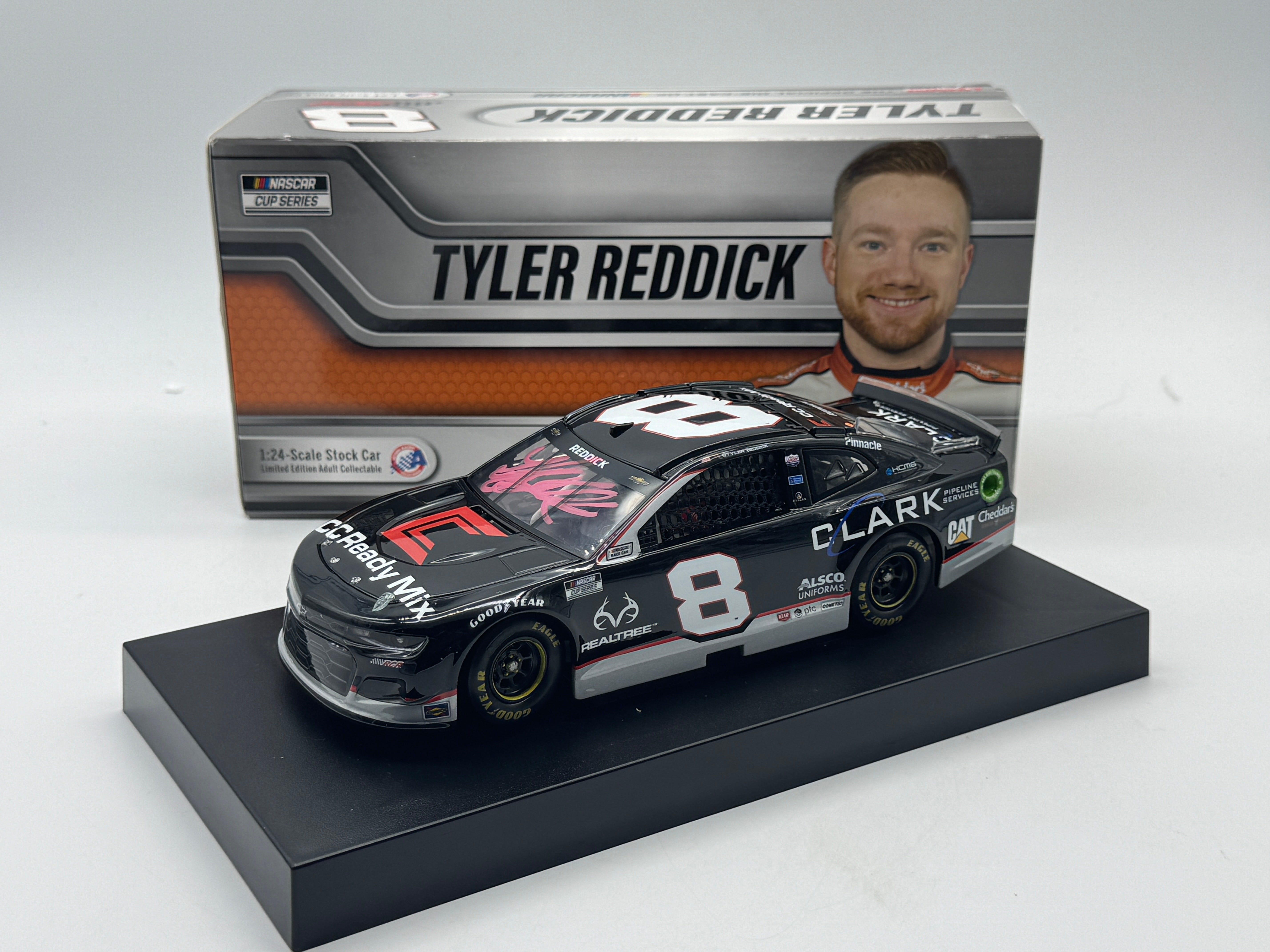 Item L256 - Tyler Reddick #8 Clark Pipeline 2021 Camaro ZL1 Autographe ...