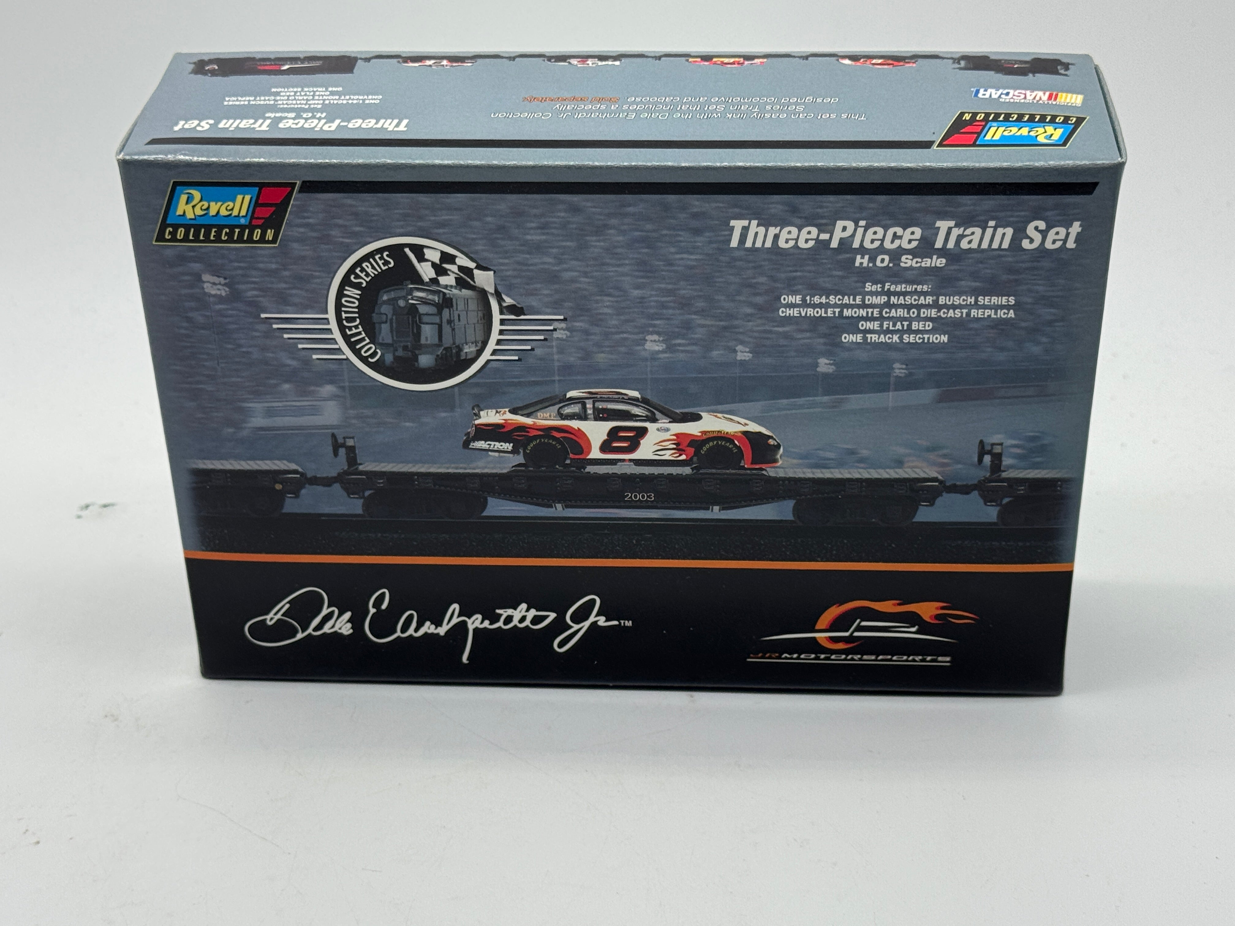 A - Item H468 - Three Piece Train Set H.O Scale DMP Nascar Busch Serie ...
