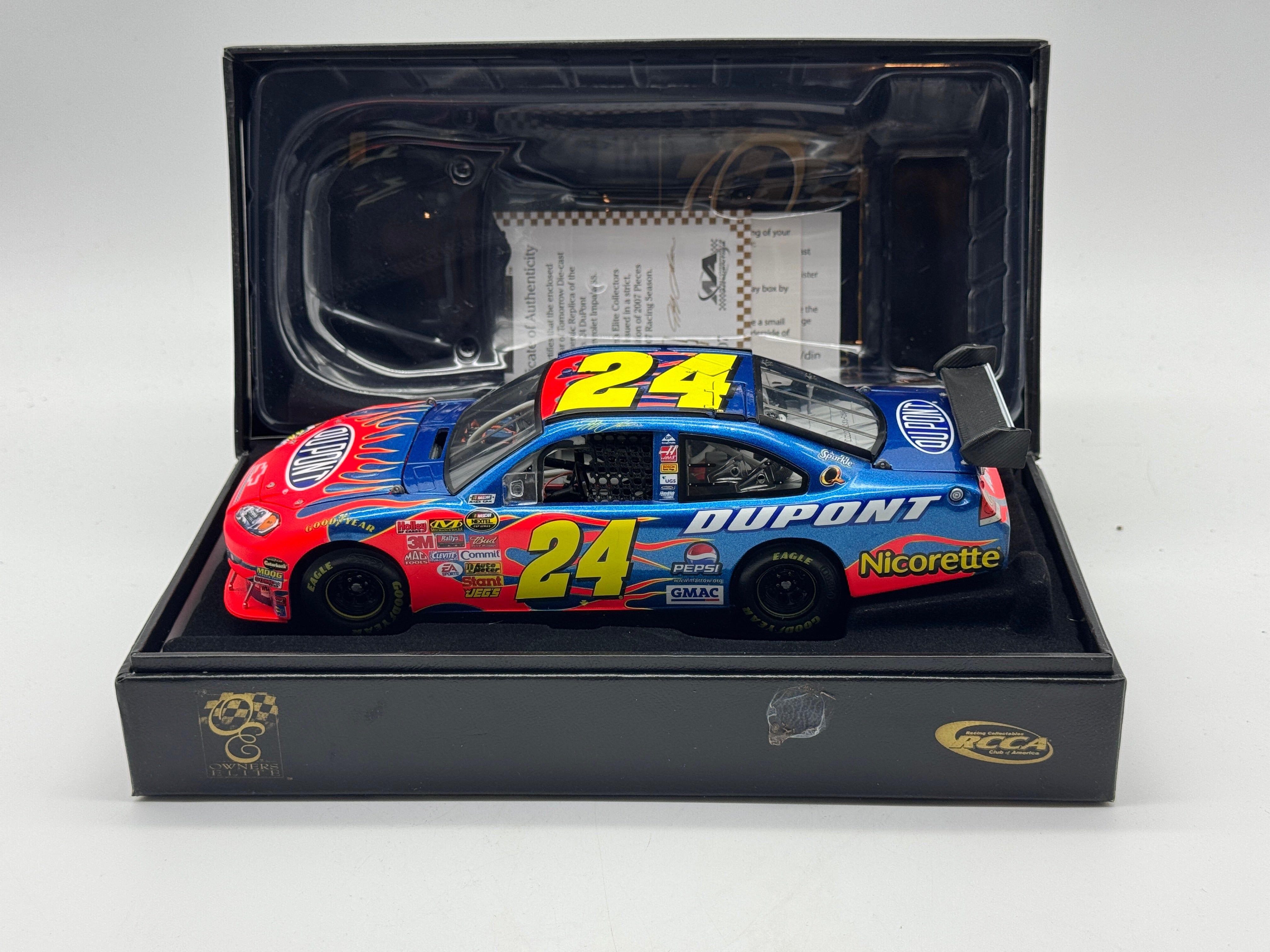 A - Item H203 - Jeff Gordon #24 DuPont 2007 Impala SS COT Owners Elite ...